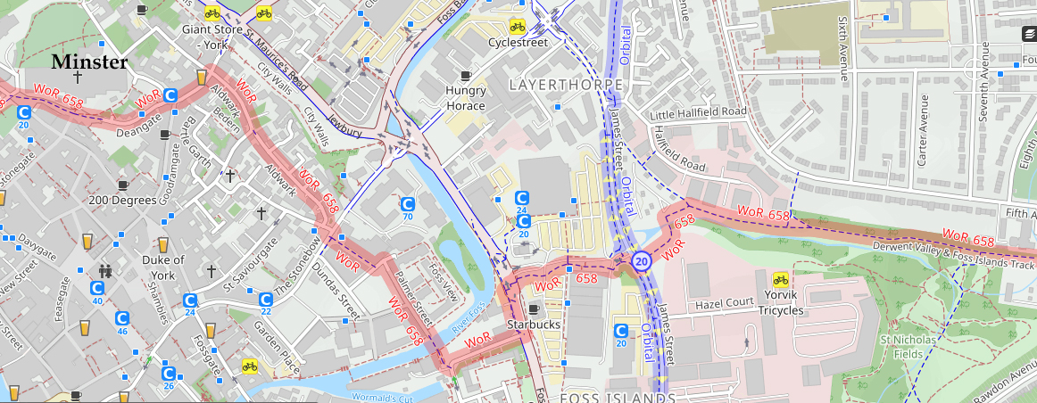 York Cycle Infrastructure - Grimston Bar to the Minster, Part 2
