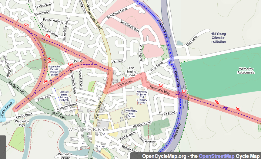 Harland Way cycle route